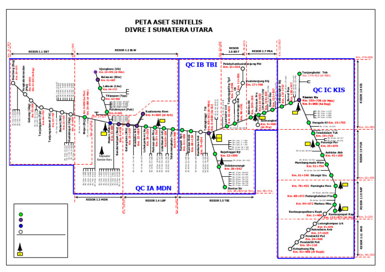 Peta Wilayah Sintelis Divre I SU | PDF