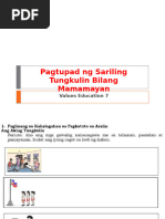 Pagtupad Sa Tungkulin Bilang Isang Mamamayan | PDF