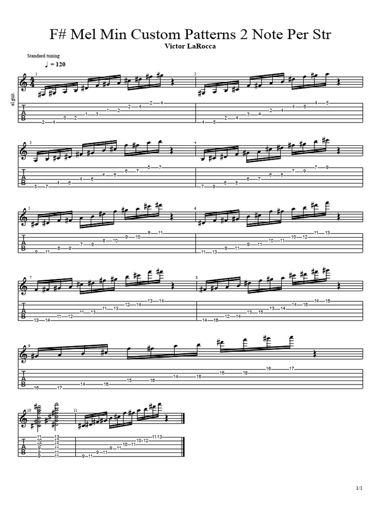 F# Mel Min Custom Pattern | PDF