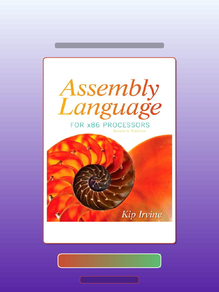 Assembly Language For x86 Processors 7E 7th Edition Kip R Irvine Ebook ...