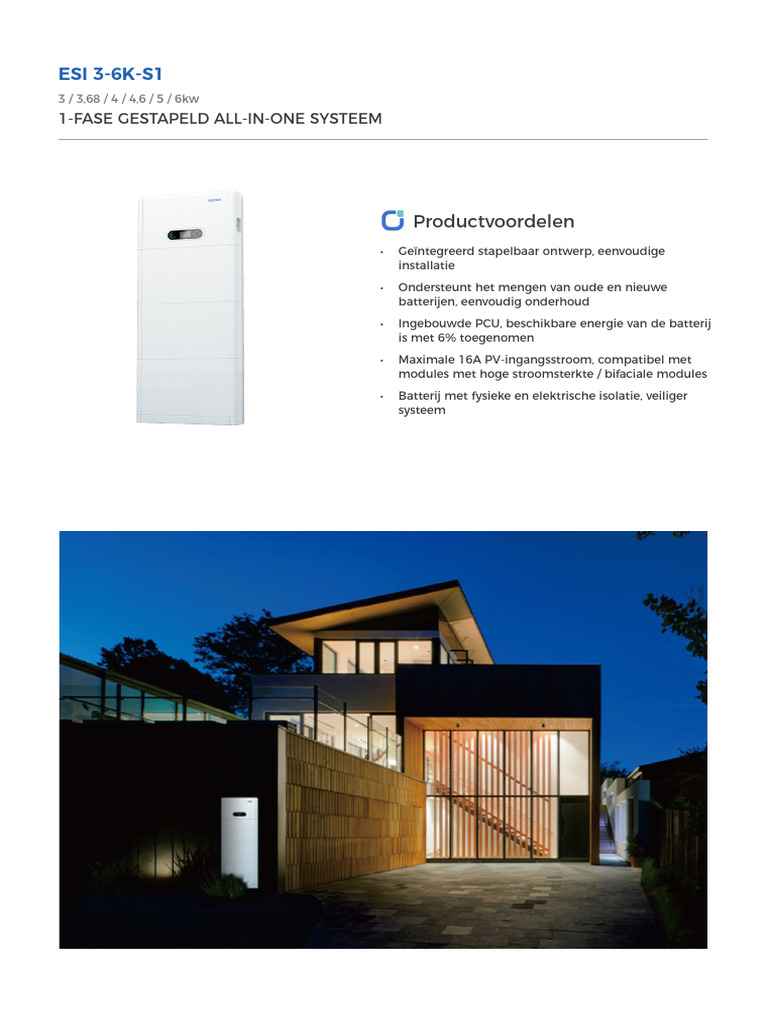 ESI 3-6K-S1 - Datasheet - 2025-01-20 - V6.3 - NL-NL | PDF