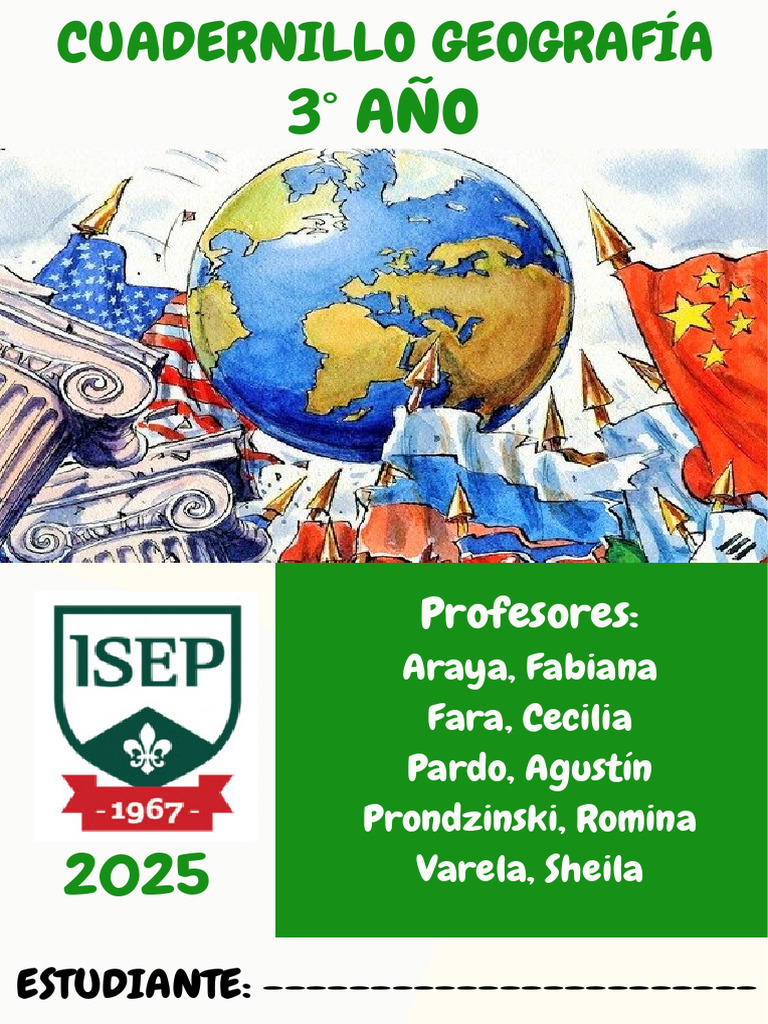 Cuadernillo 3ro Isep 2025 | PDF