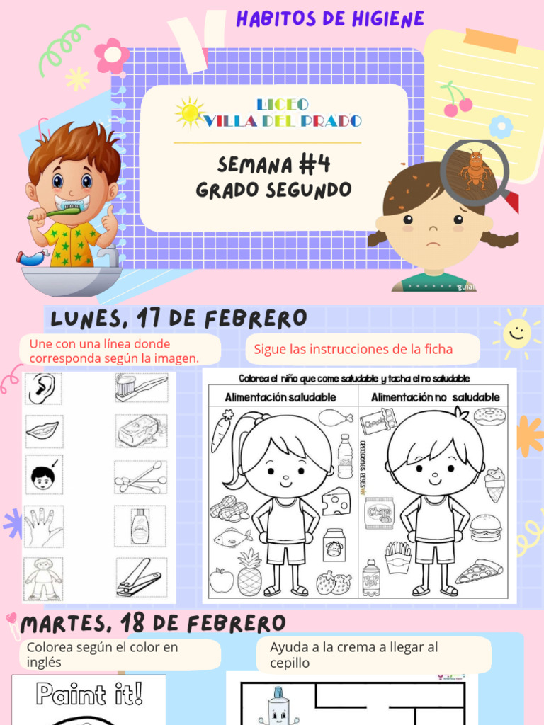 Semana #4 - Grado Segundo | PDF