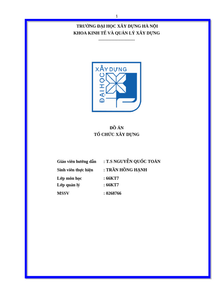 Đ Án TCTC H NH 1 | PDF