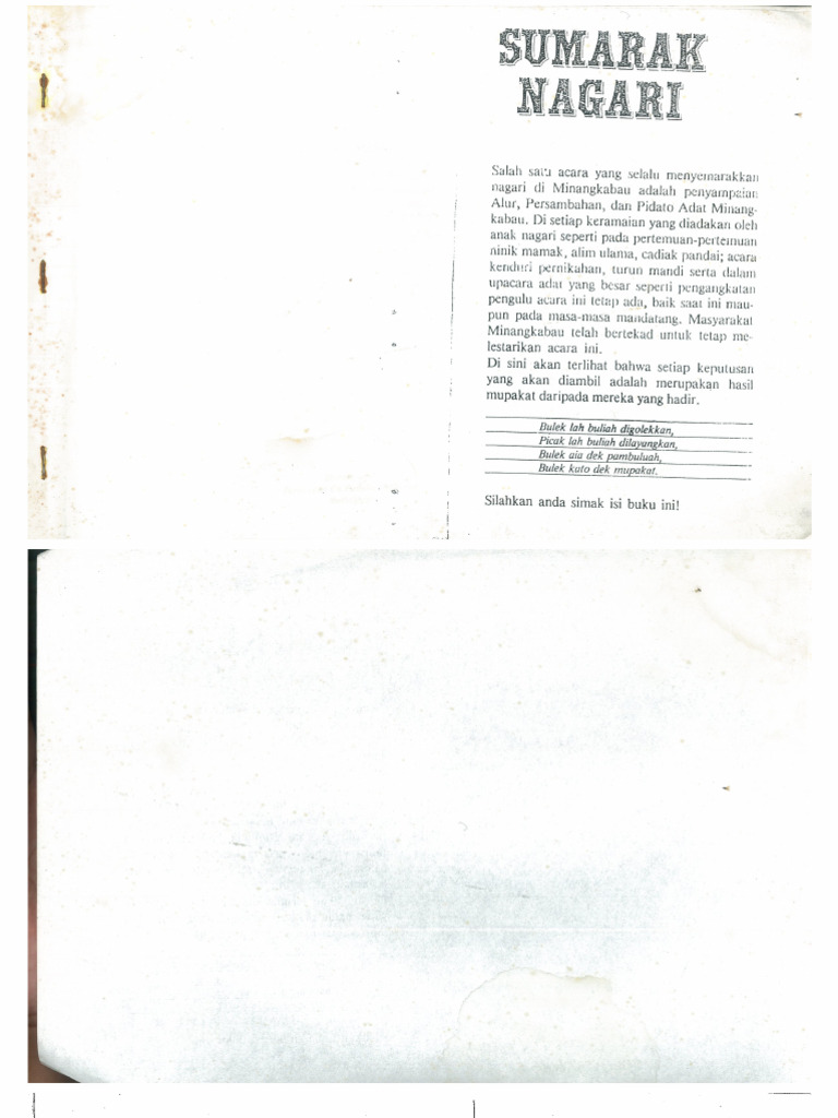 Pasambahan Magek 5 | PDF