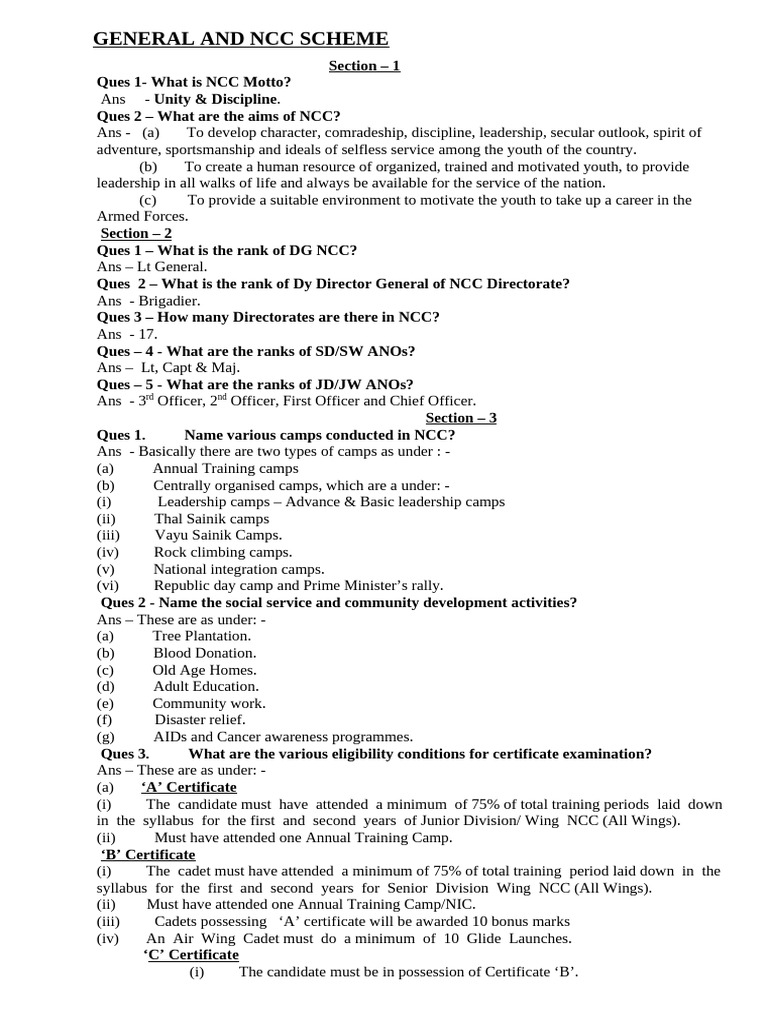 NCC QN BANK Common Subjects | PDF | Perception | Communication