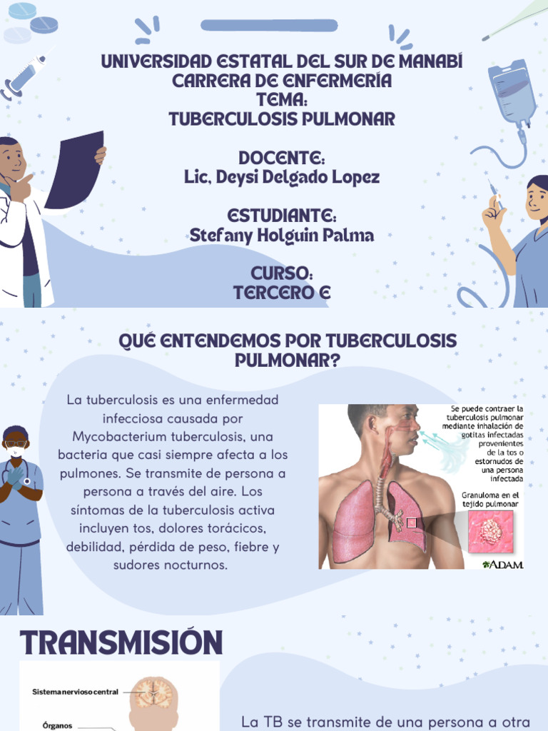 Tuberculosis Pulmonar | PDF | Tuberculosis | Ciencias de la Salud