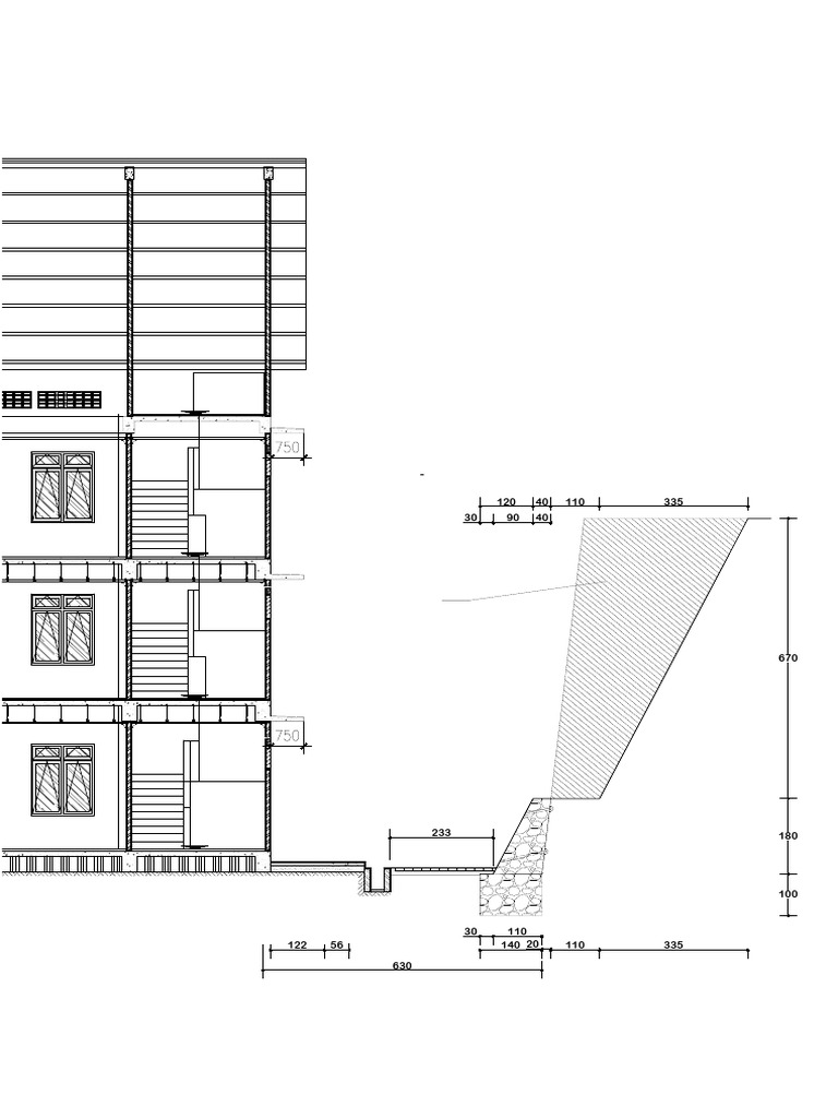 Potongan Talud F | PDF