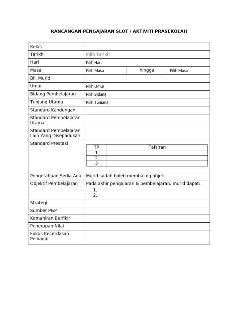 5. RPS (BM) Template | PDF