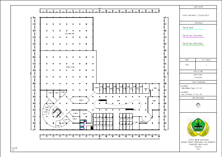 Denah Lantai 2 Mall X Skripsi | PDF