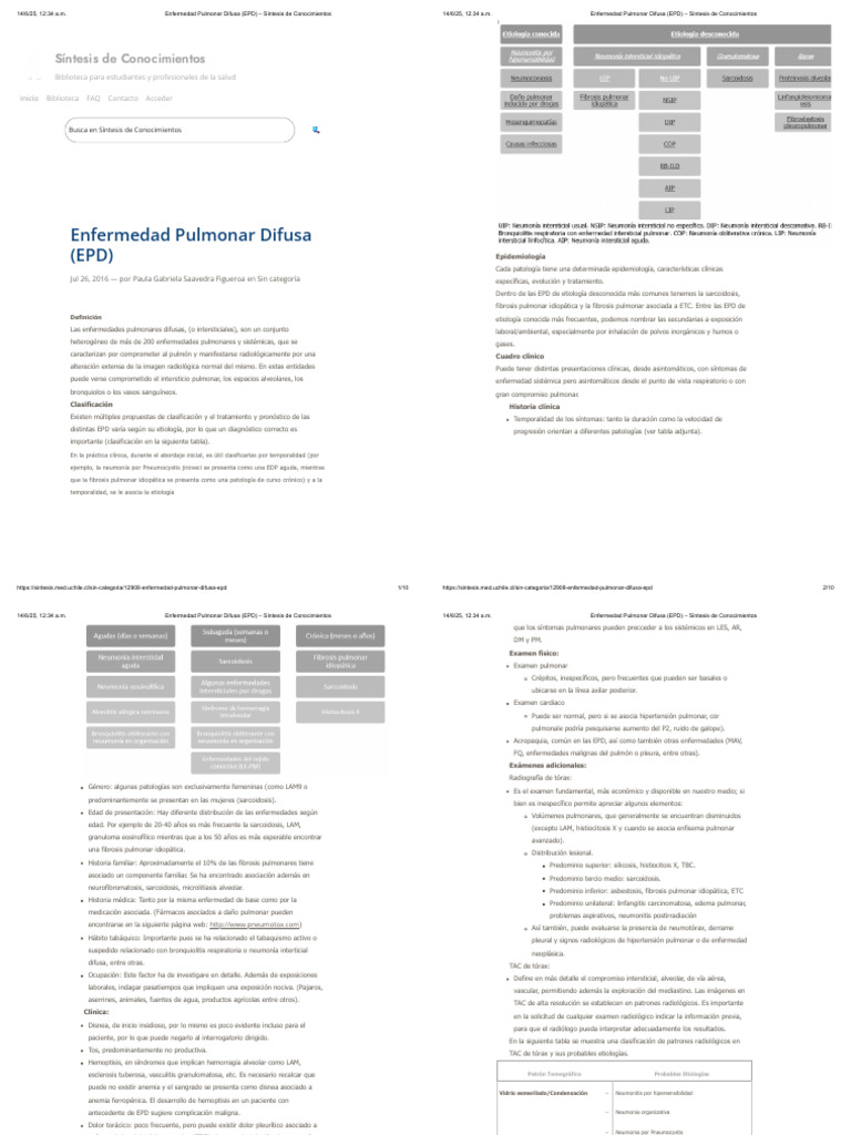 Neumonía Bibasal y Enfermedades Pulmonares | PDF | Neumonía | Pulmón