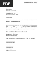 3 - Letter To A Bank For Refund | PDF