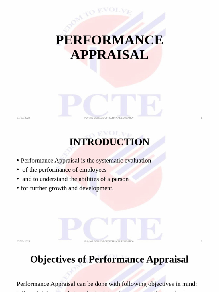 Performance Appraisal Methods Explained | PDF | Cost Of Living ...