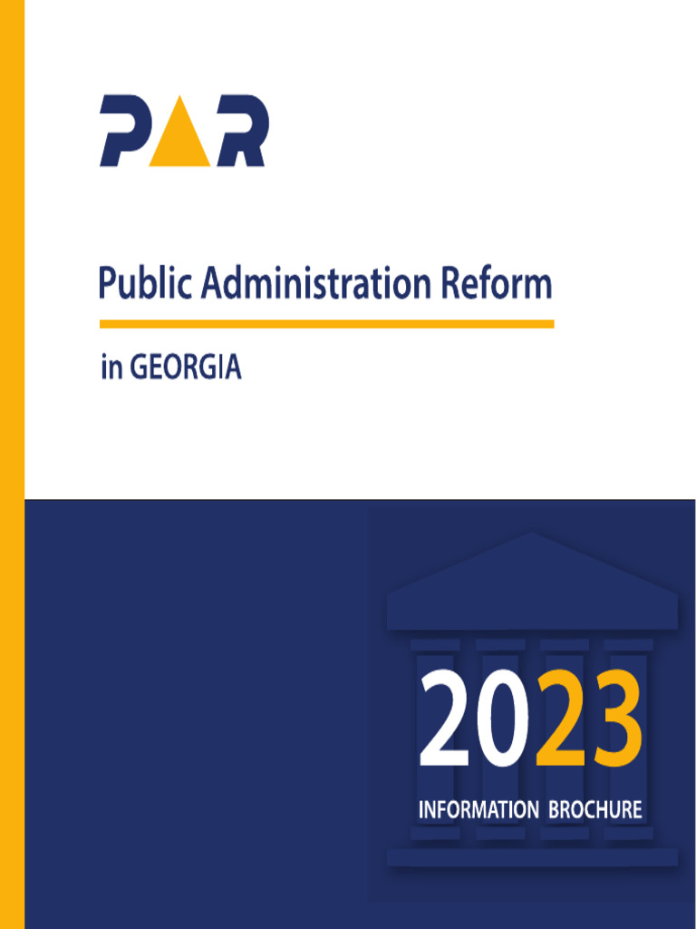 Georgia's Public Administration Reform 2023 | PDF | Governance | Economies
