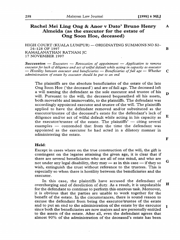 Rachel Mei Ling Ong & Anor V Datou0027 Bruno (Judicial Notice) | PDF