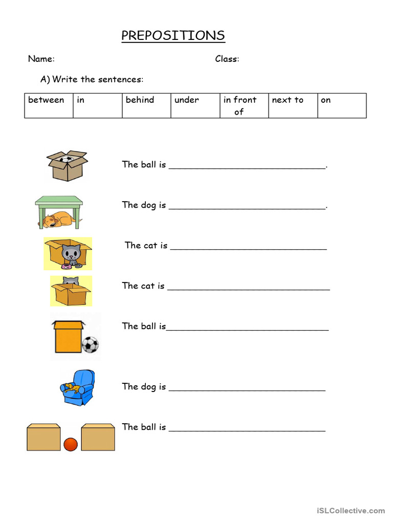 Prepositions 2 | PDF