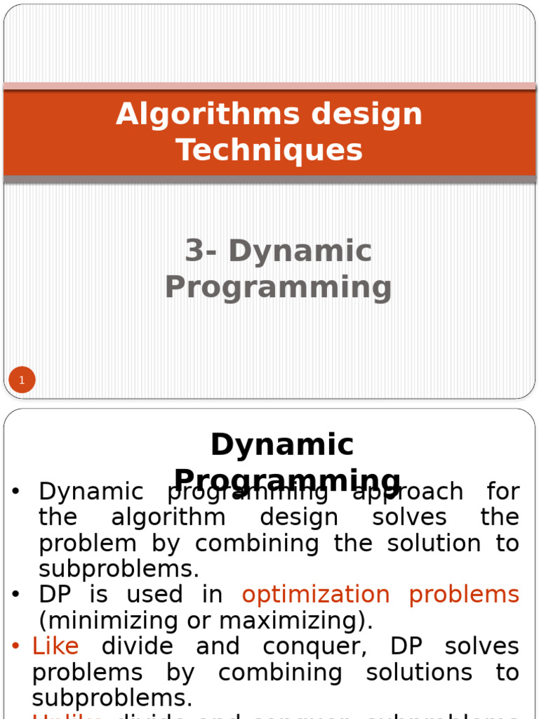 Lec6 - Design and Analysis of Algorithms | PDF | Dynamic Programming | Applied Mathematics