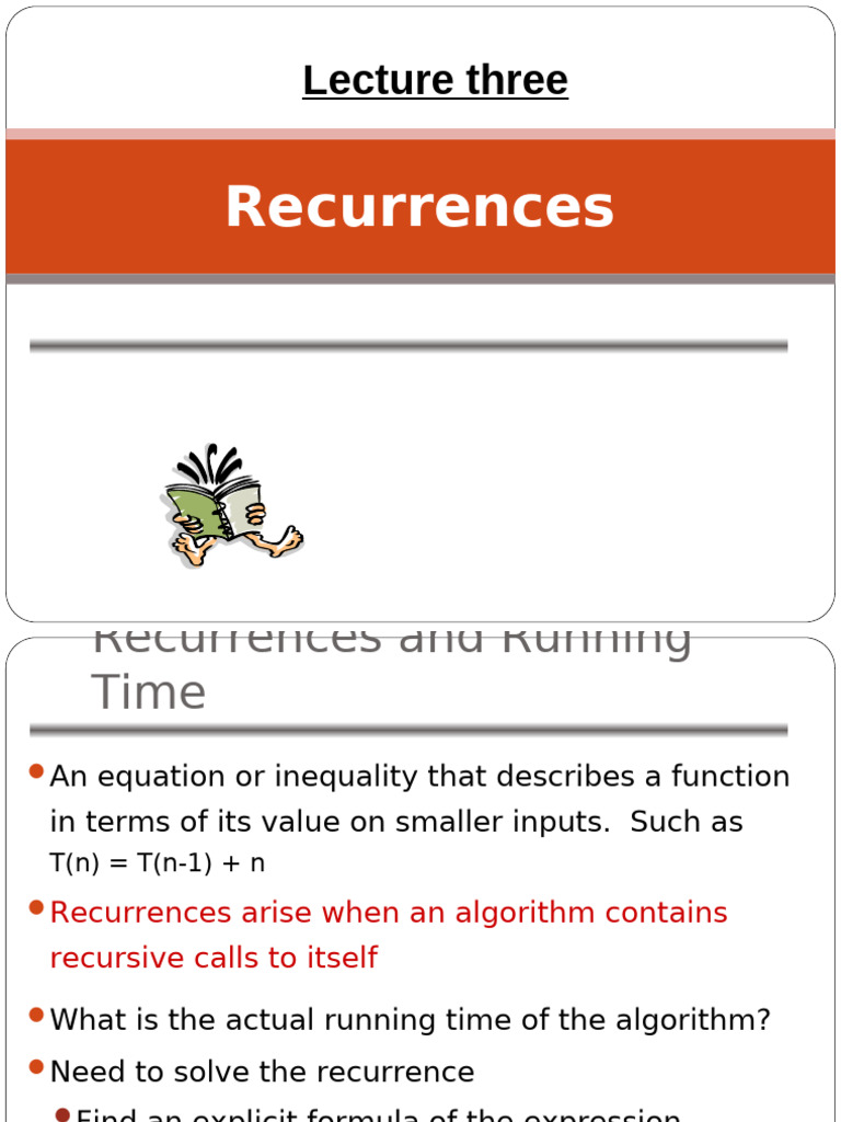 Lec3 - Design and Analysis of Algorithms | PDF | Recurrence Relation | Algorithms And Data ...