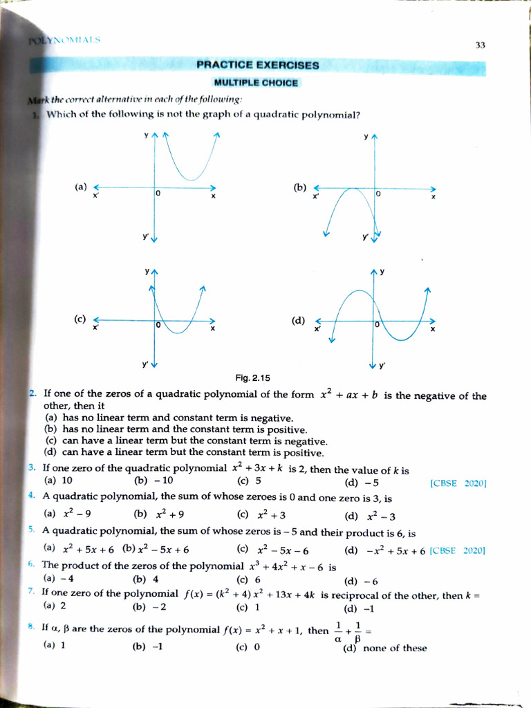 Polynomial For Practice | PDF | Mathematics Of Computing | Applied Mathematics