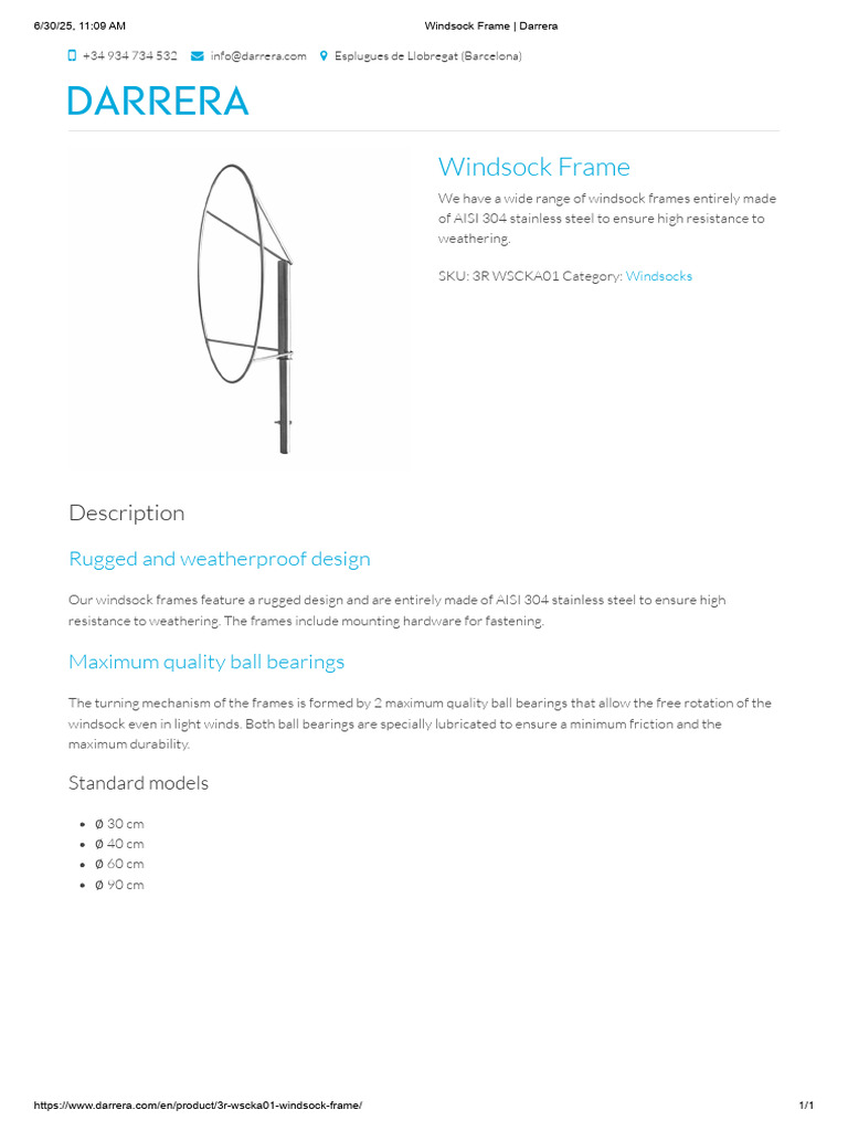 Windsock Frame - Darrera | PDF