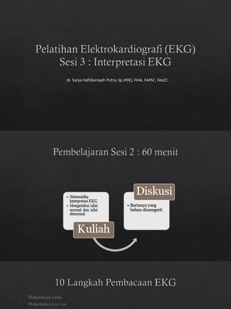 Interpretasi EKG dan Nilai Normalnya | PDF