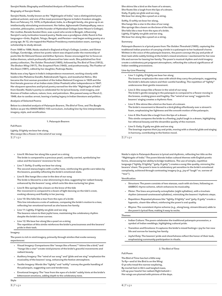 Begc 103 | PDF | Poetry