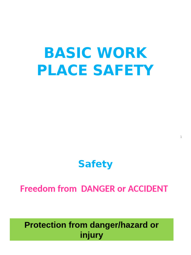 Basic Safety For No Knowledge | PDF