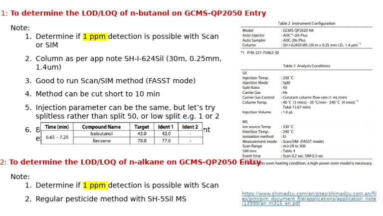 QP2050 Entry BuOH Alkane | PDF