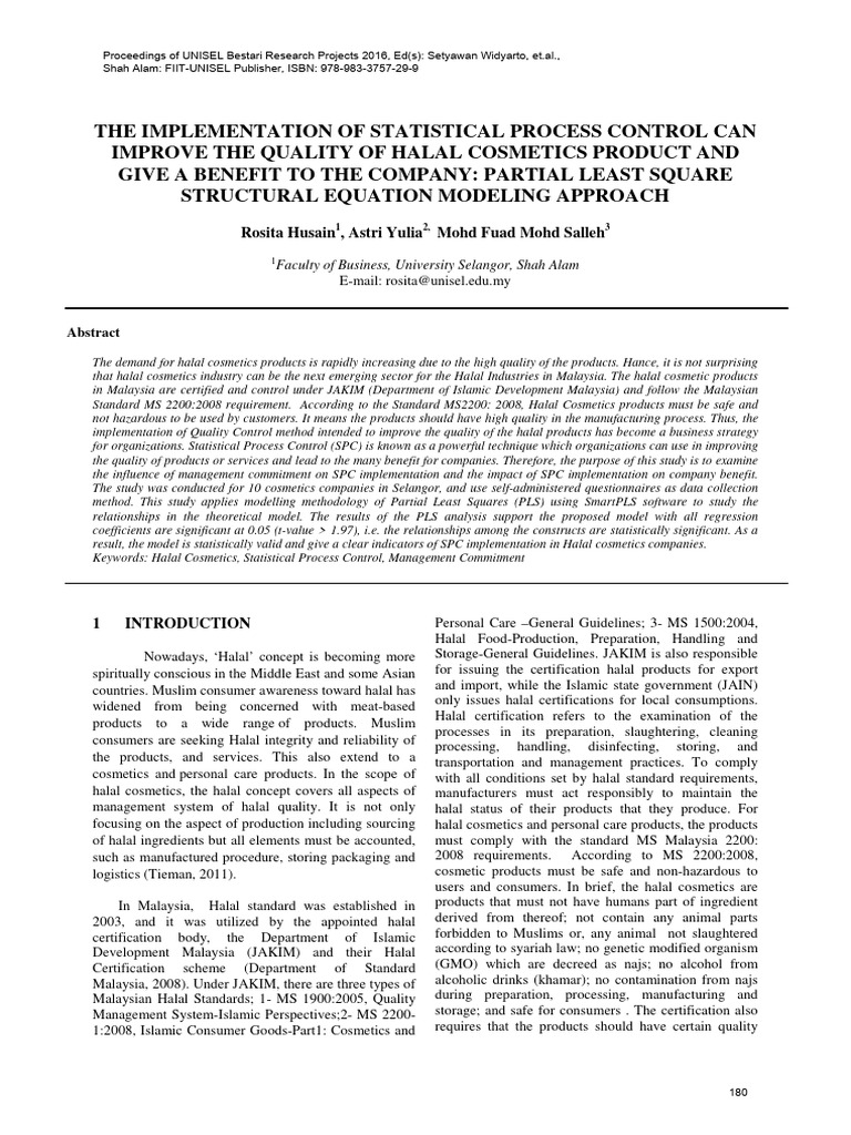 The Implementation of Statistical Proces | PDF | Cronbach's Alpha | Sampling (Statistics)
