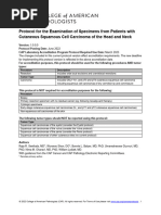 Skin Melanoma Excision - CAP Protocol | PDF | Melanoma | Metastasis