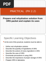 ORS Preparation Steps and Guidelines | PDF