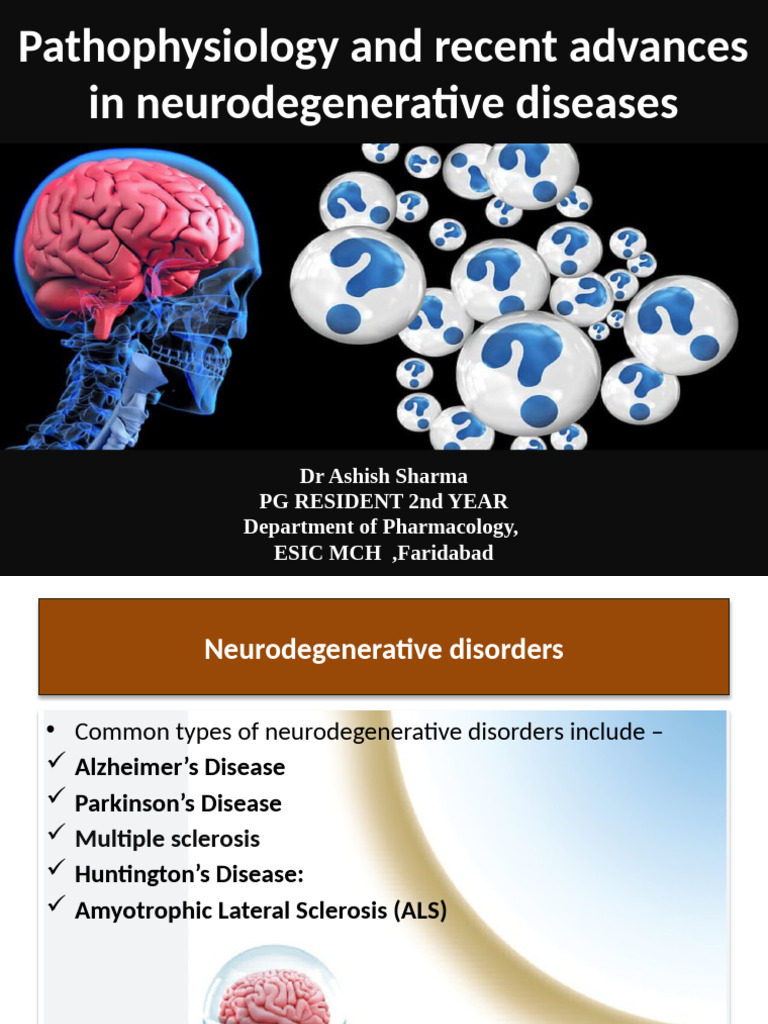 Advances in Neurodegenerative Disease Treatment | PDF | Alzheimer's ...