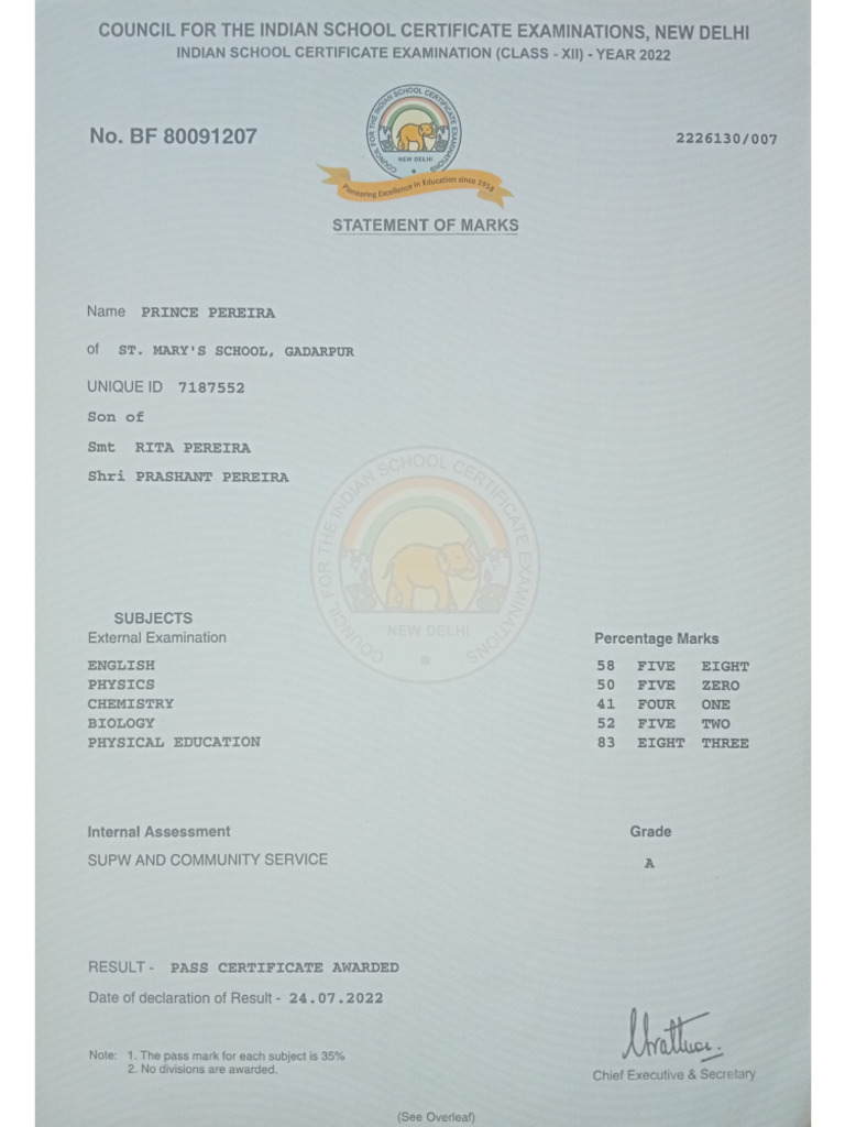 Conversion Certificate | PDF