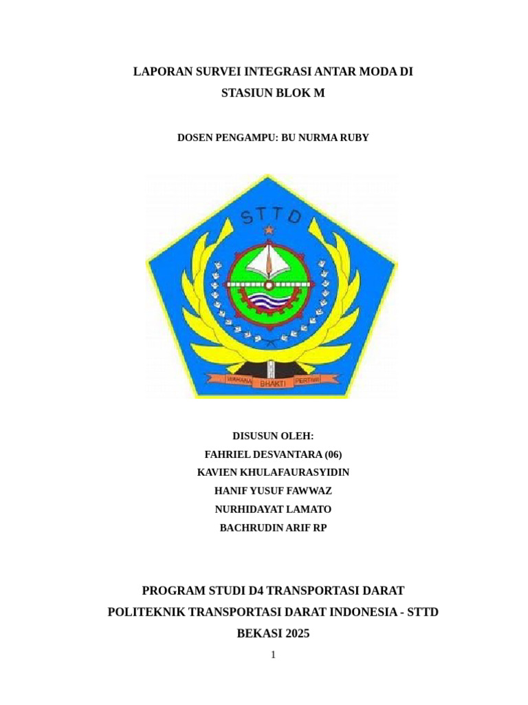 Evaluasi Integrasi Moda di Stasiun Blok M | PDF