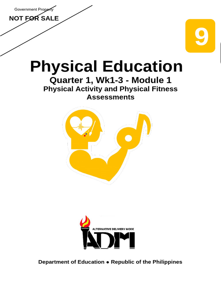 Pe9 q1 Mod1 Physical Activity and Physical Fitness Assessments v3 | PDF | Physical Fitness ...