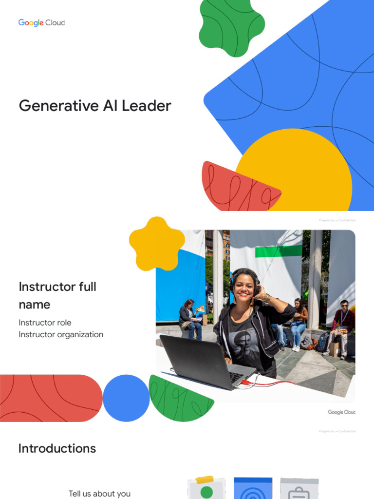 Generative AI Leader (ILT) - Course Opening and Module1 - Gen AI - Beyond The Chatbot | PDF ...