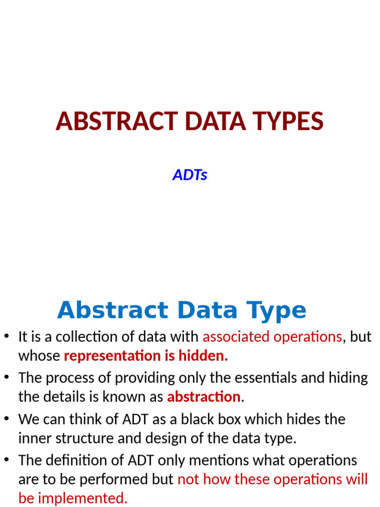 As-Astract Data Types | PDF | Queue (Abstract Data Type) | Algorithms And Data Structures