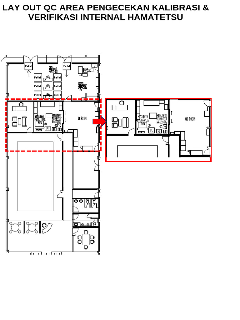 Layout Qa Room Pengechecekan Kalibrasi Internal | PDF