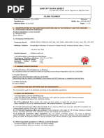 Safety Data Sheet: CIF Disinfectant Floor Cleaner | PDF | Occupational ...