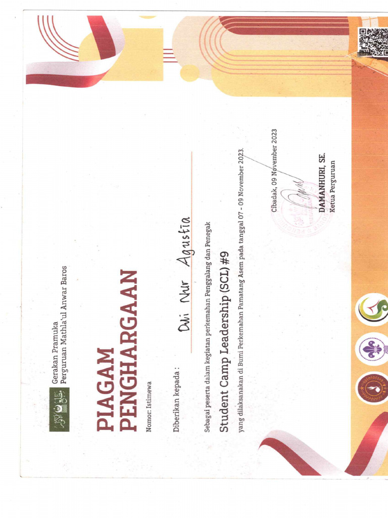 Sertifikat Peringkat 3 Kelas Ixb 2 20250620 - 13062381 | PDF