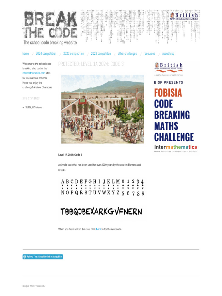 Fobisia Code Breaking Challenge 2024 | PDF | Blogging