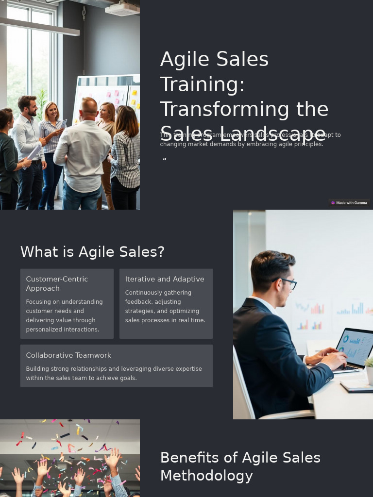 Agile Sales Training Transforming The Sales Landscape | PDF | Agile ...