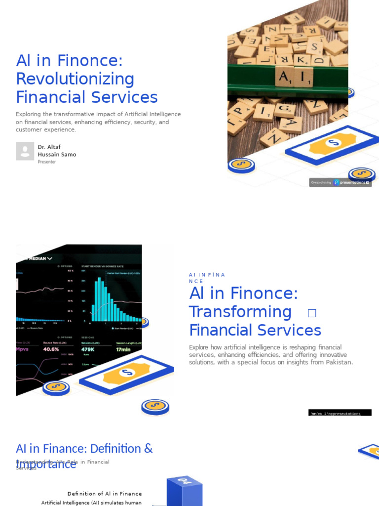 AI in Finance - Transforming The Future of Financial Services | PDF ...