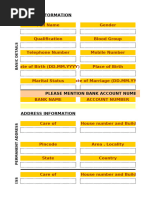 ESIC Template for Employee Details | PDF