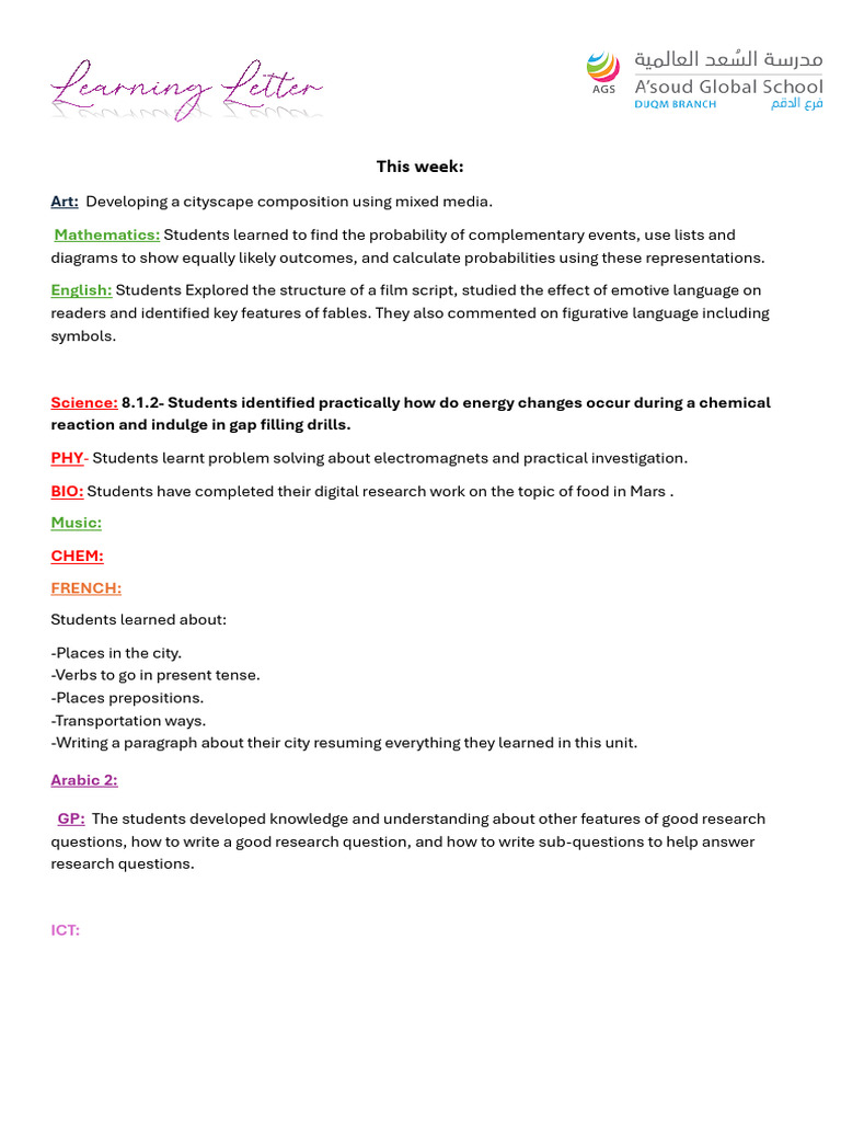 Learning Letter G7!25!05-2025 | PDF | Area | Cognitive Science