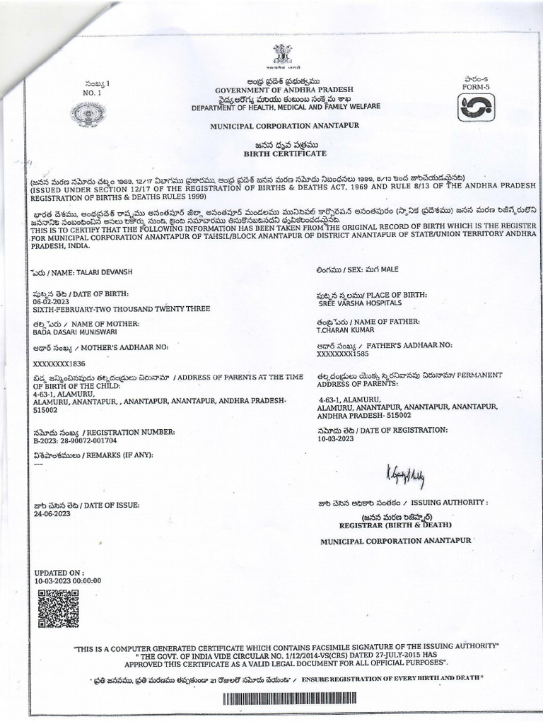 Devansh Birttth - 0001 | PDF