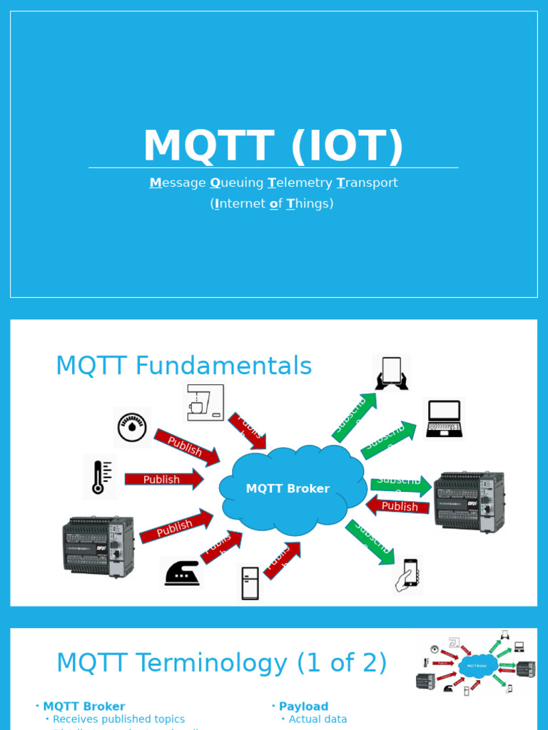 MQTT (IoT) v2 - 3 Training | PDF | Computer Engineering | Data Transmission