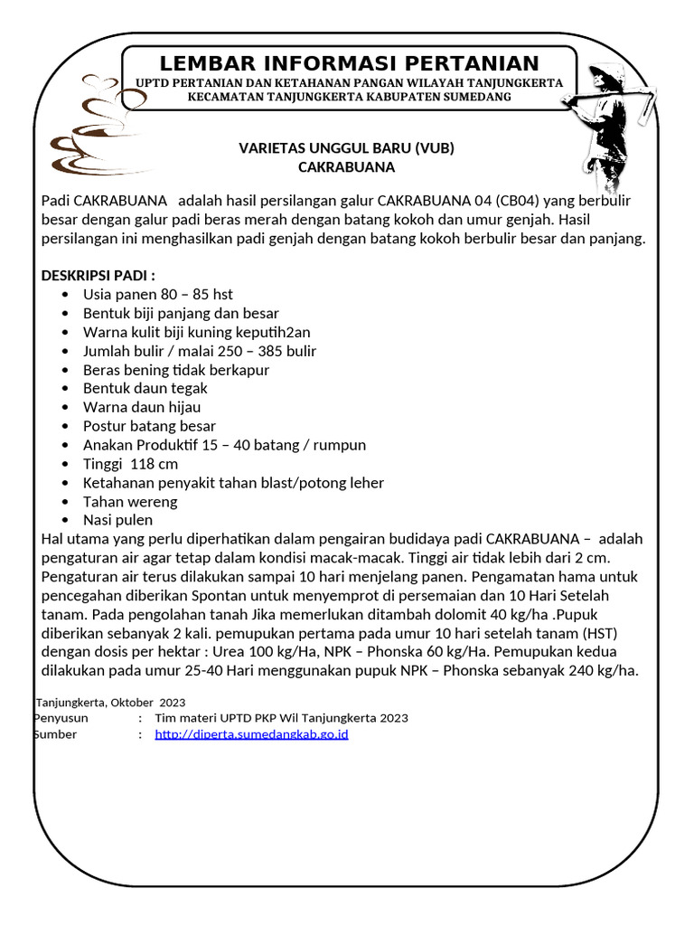 LIPTAN VUB Cakrabuana 2 | PDF