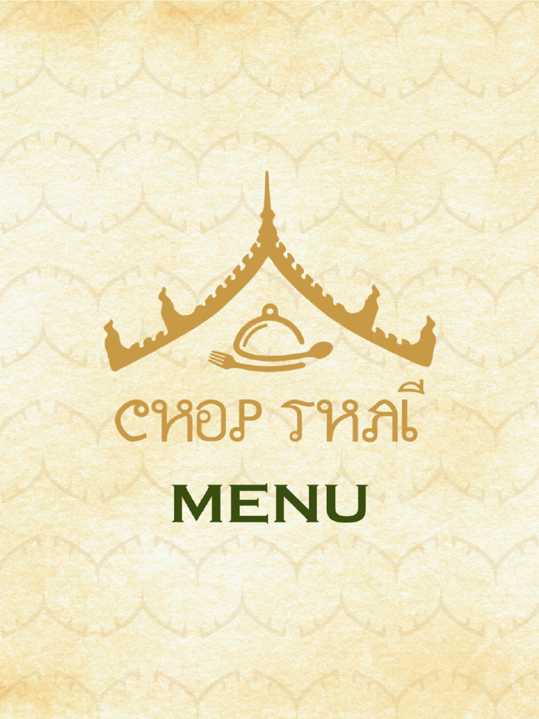 (Menu) Chop Thái - 1 | PDF