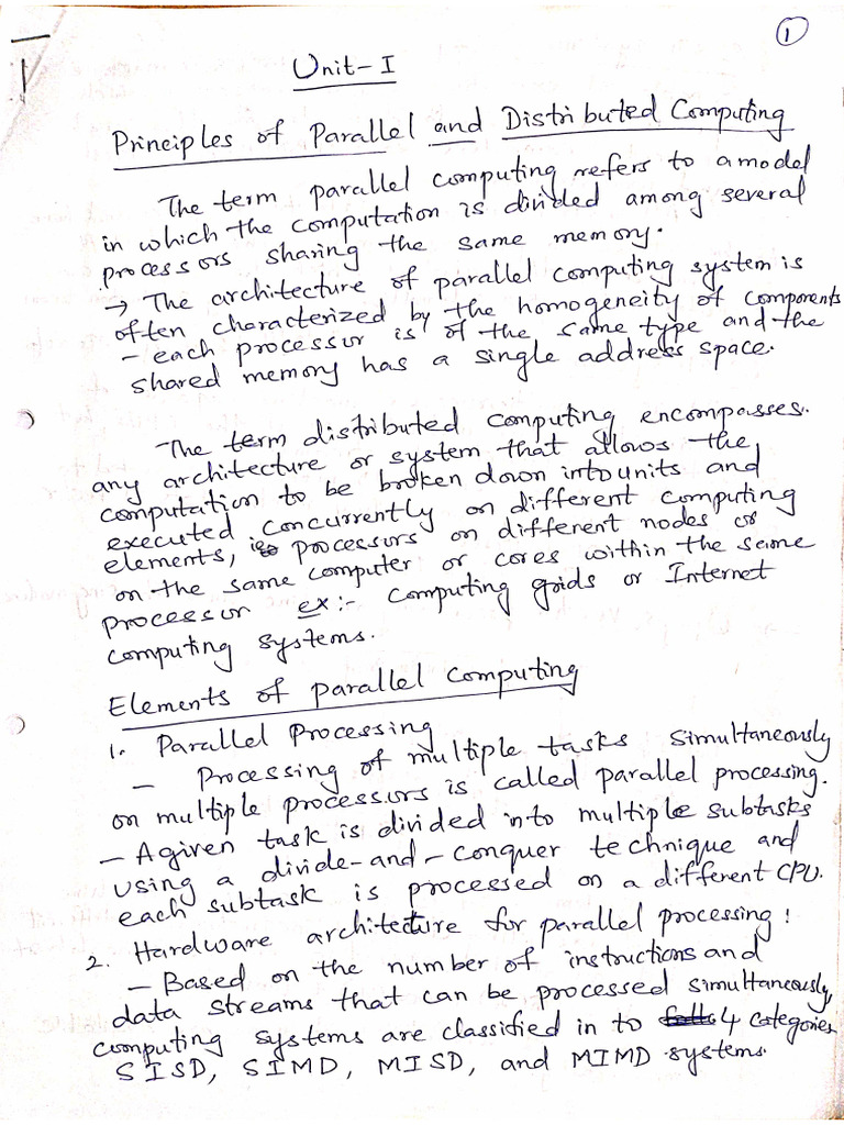 Cloud Computing Unit - 1 | PDF
